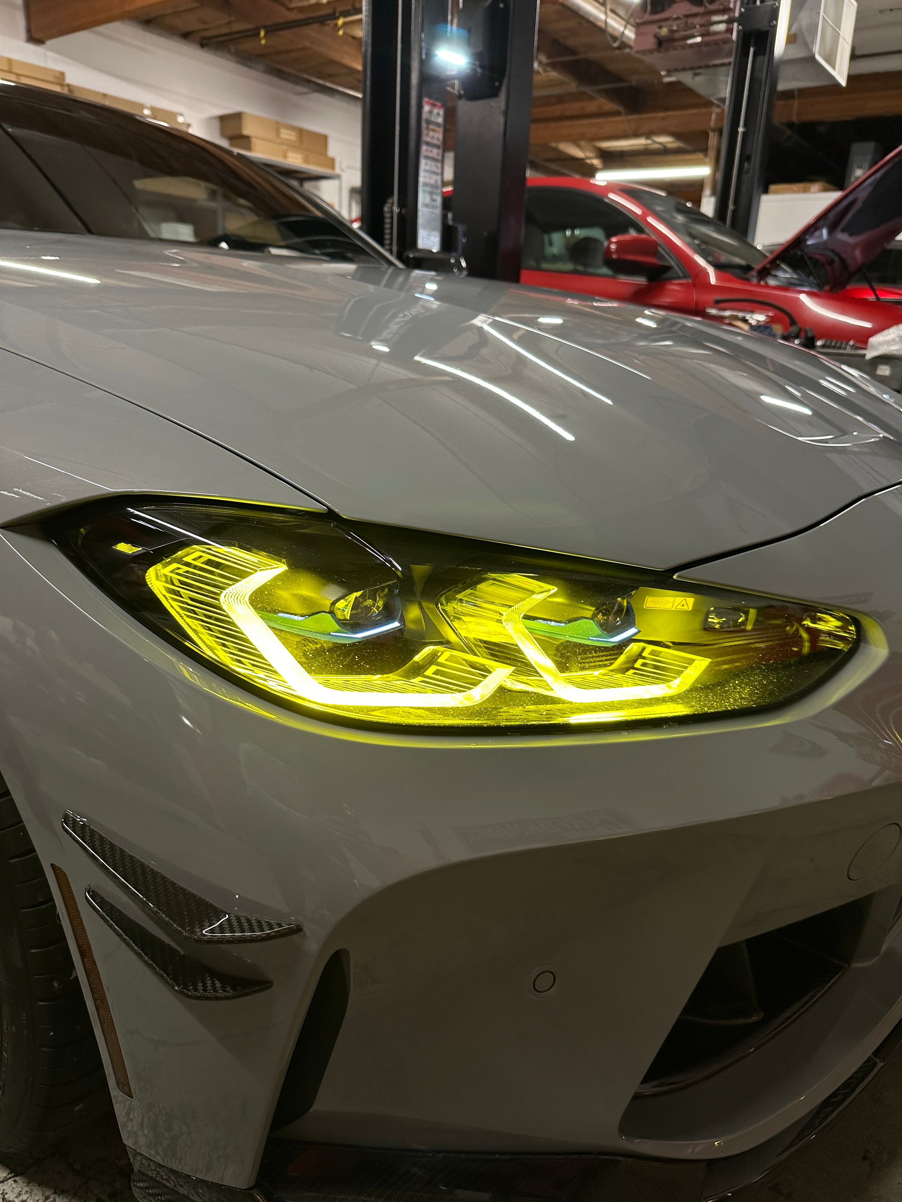 BMW G8X M3 M4 Colored Laser DRL Headlight Kit | Mashimarho
