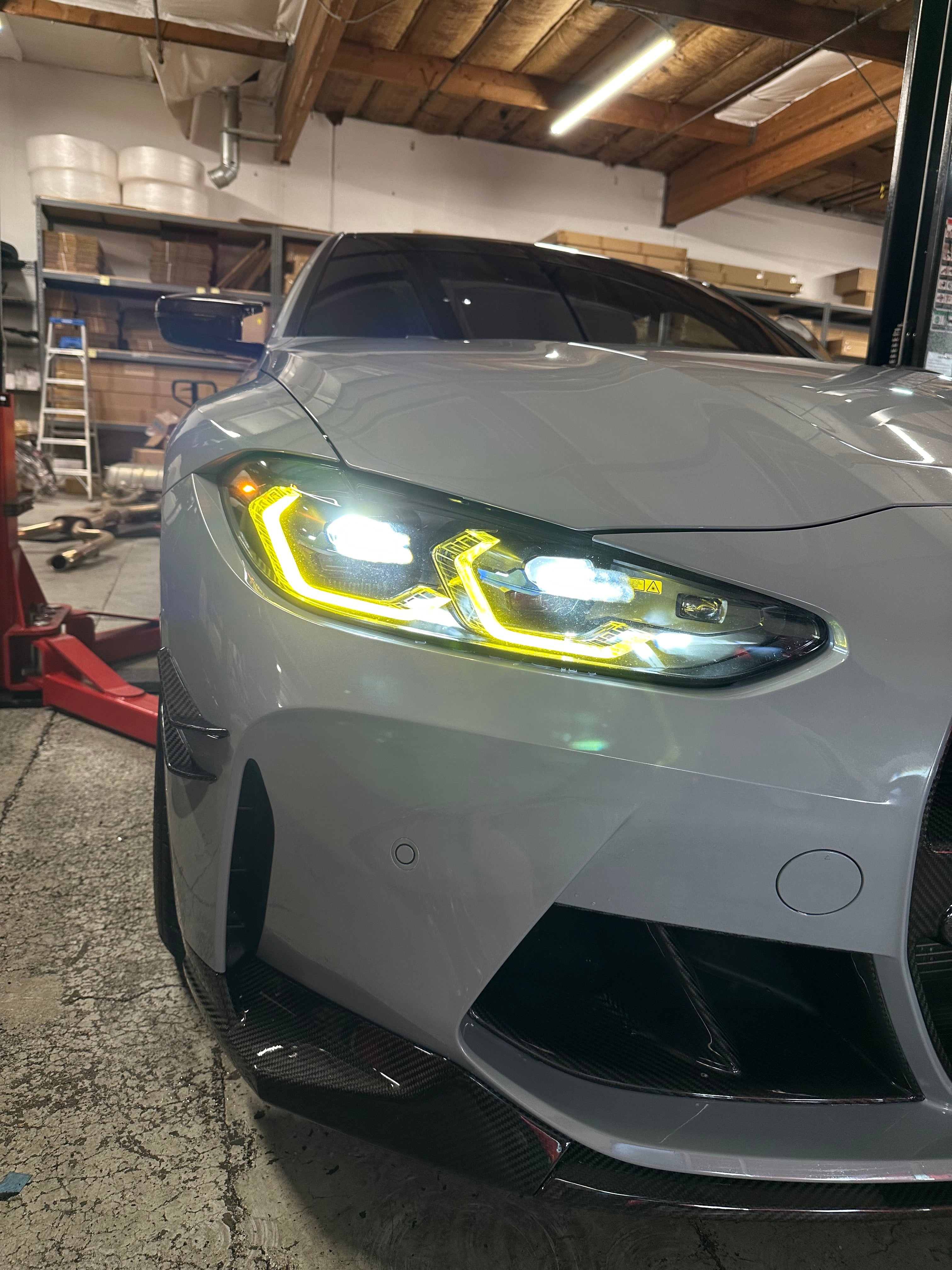 BMW G8X M3 M4 Colored Laser DRL Headlight Kit | Mashimarho