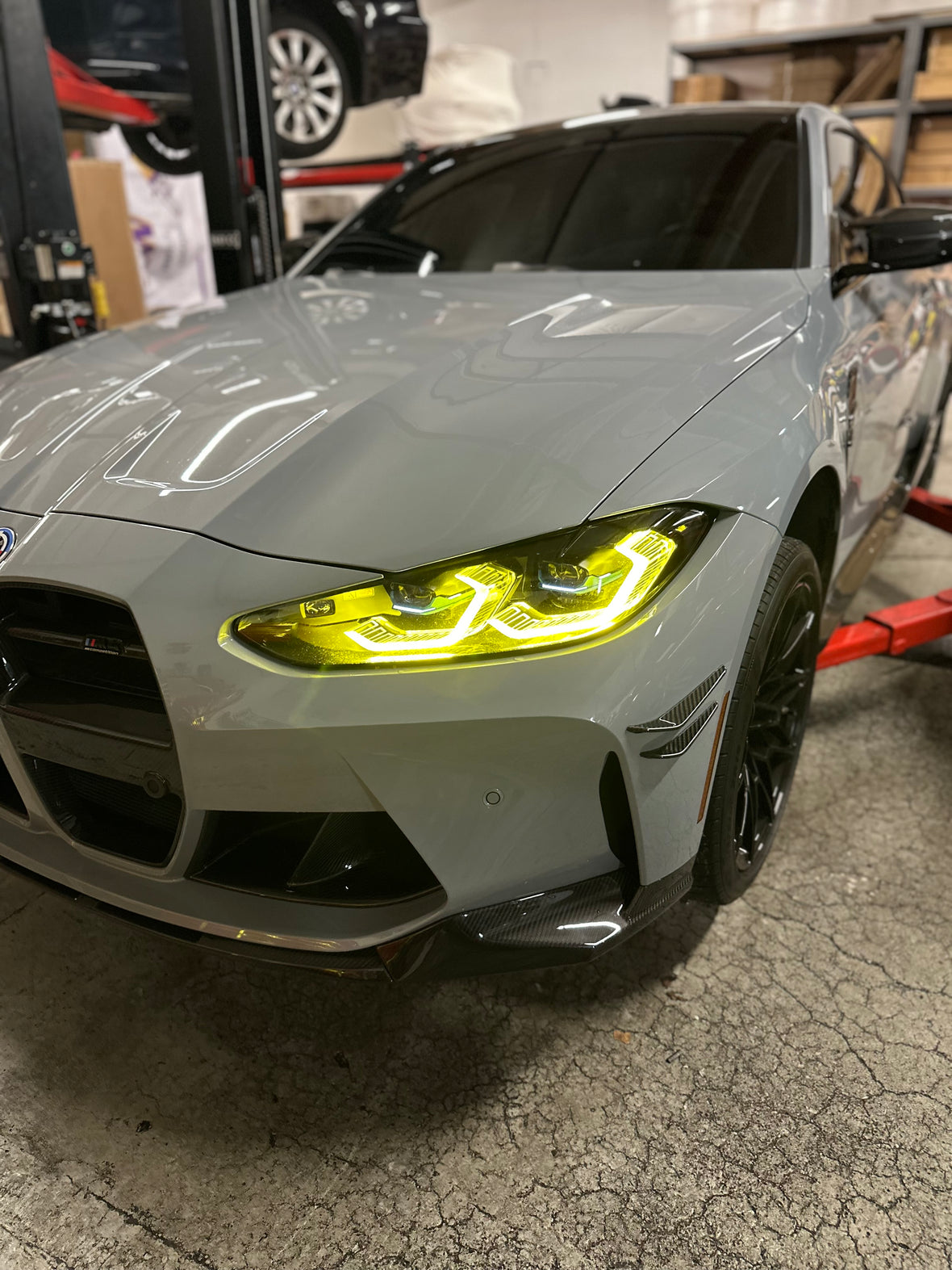 BMW G8X M3 M4 Colored Laser DRL Headlight Kit | Mashimarho