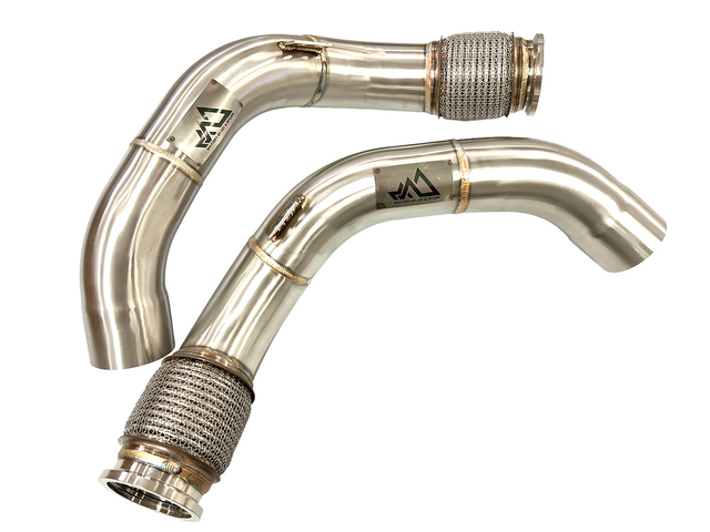MAD BMW F90 M5 F92 M8 Secondary Downpipes S63R Race Competition Use On ...