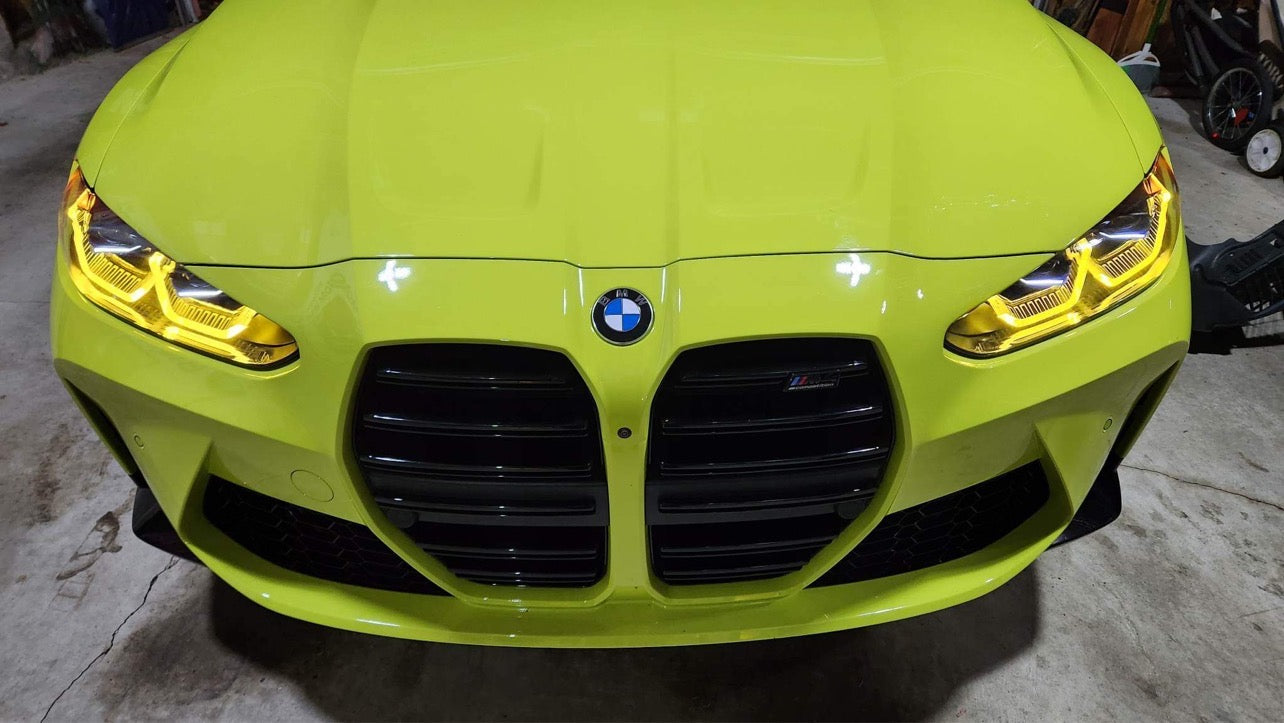 BMW G8X M3 M4 Colored Laser DRL Headlight Kit | Mashimarho